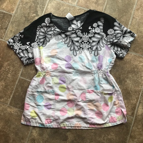 Cherokee | Tops | Cherokee Size Large Scrub Top | Poshmark